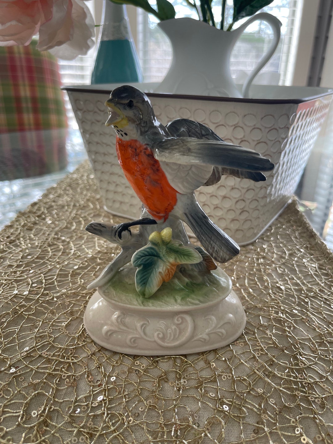 Vintage Nap Ware Ceramic Blue Jay Bird Figurine C-8524 Made in Japan - Etsy