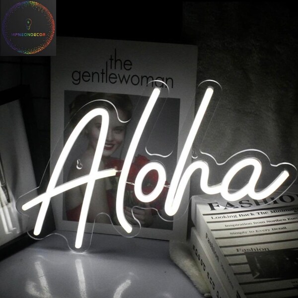 Aloha Neon Sign - Etsy