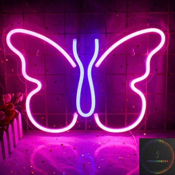 Butterfly Neon Sign - Etsy