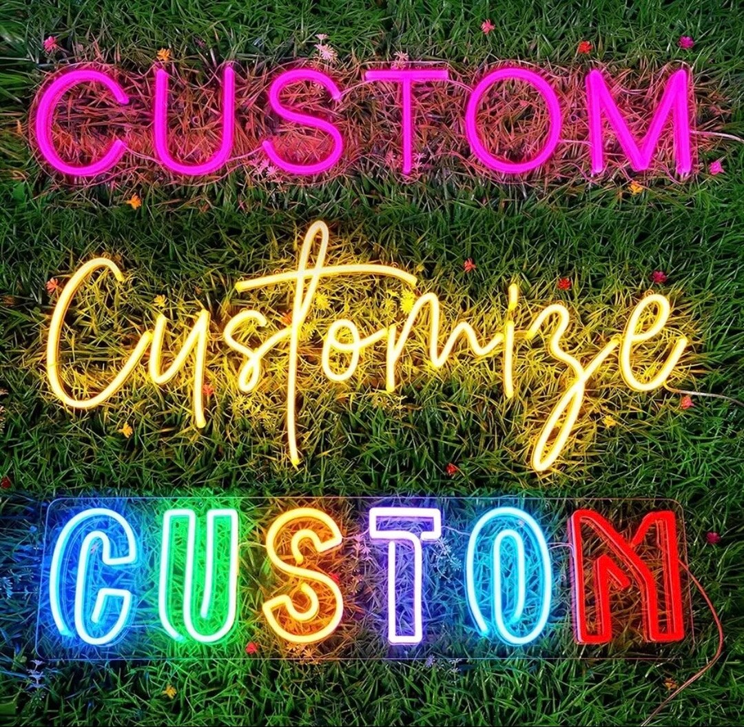 Create and Personalize Your Neon, Custom Diy Neon, Custom Measures ...