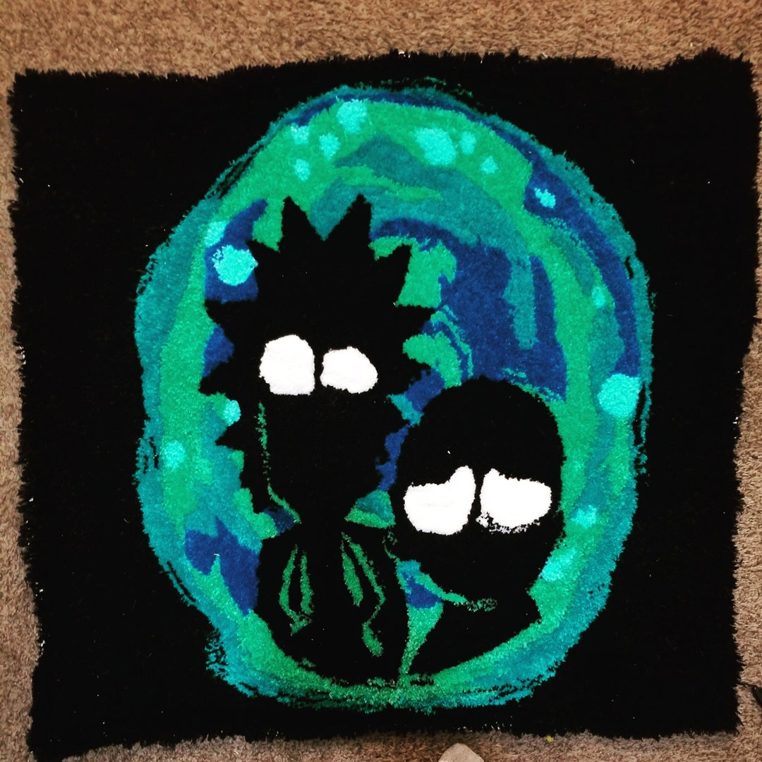 Custom Tufted Rick and Morty Rug - Etsy