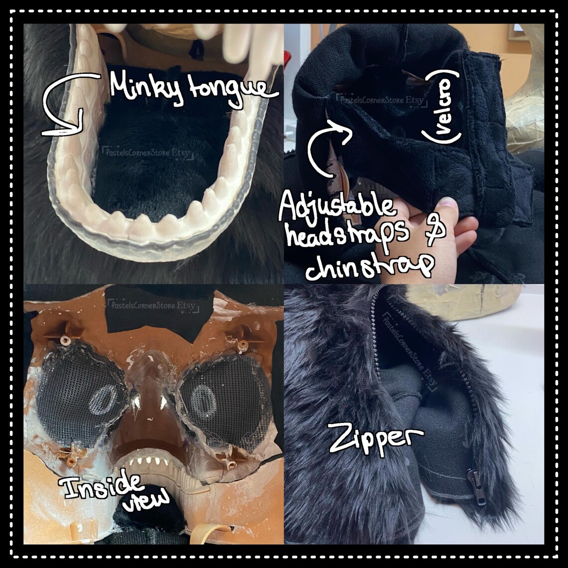 Undead T-rex Dinomask Fursuit Head Premade read Description - Etsy