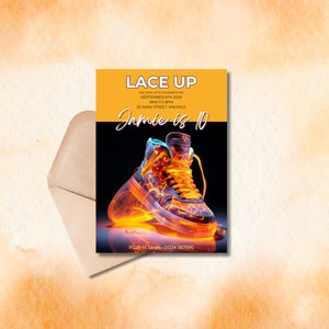 Sneaker Birthday Invite Jordan Party Sneaker Ball Sneaker Party ...