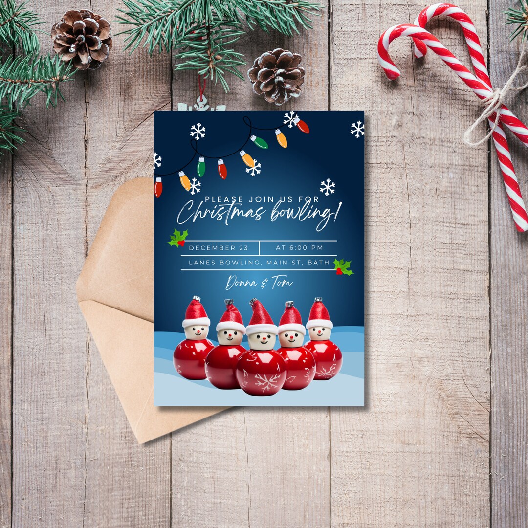 Christmas BOWLING Party | Holiday Lanes | Company Holiday Party | Adult ...