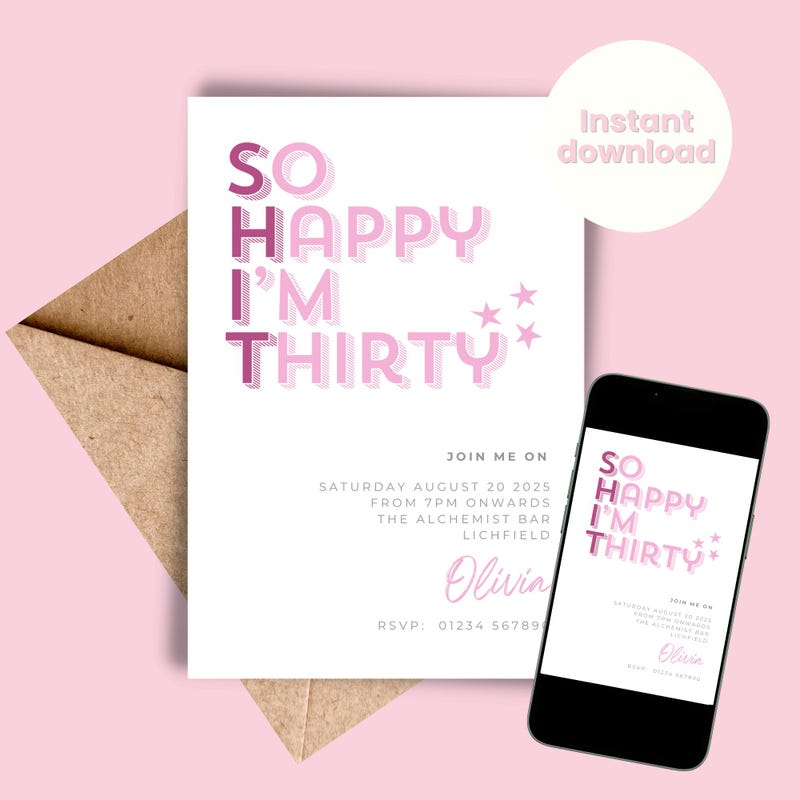 So Happy Im Thirty - Etsy