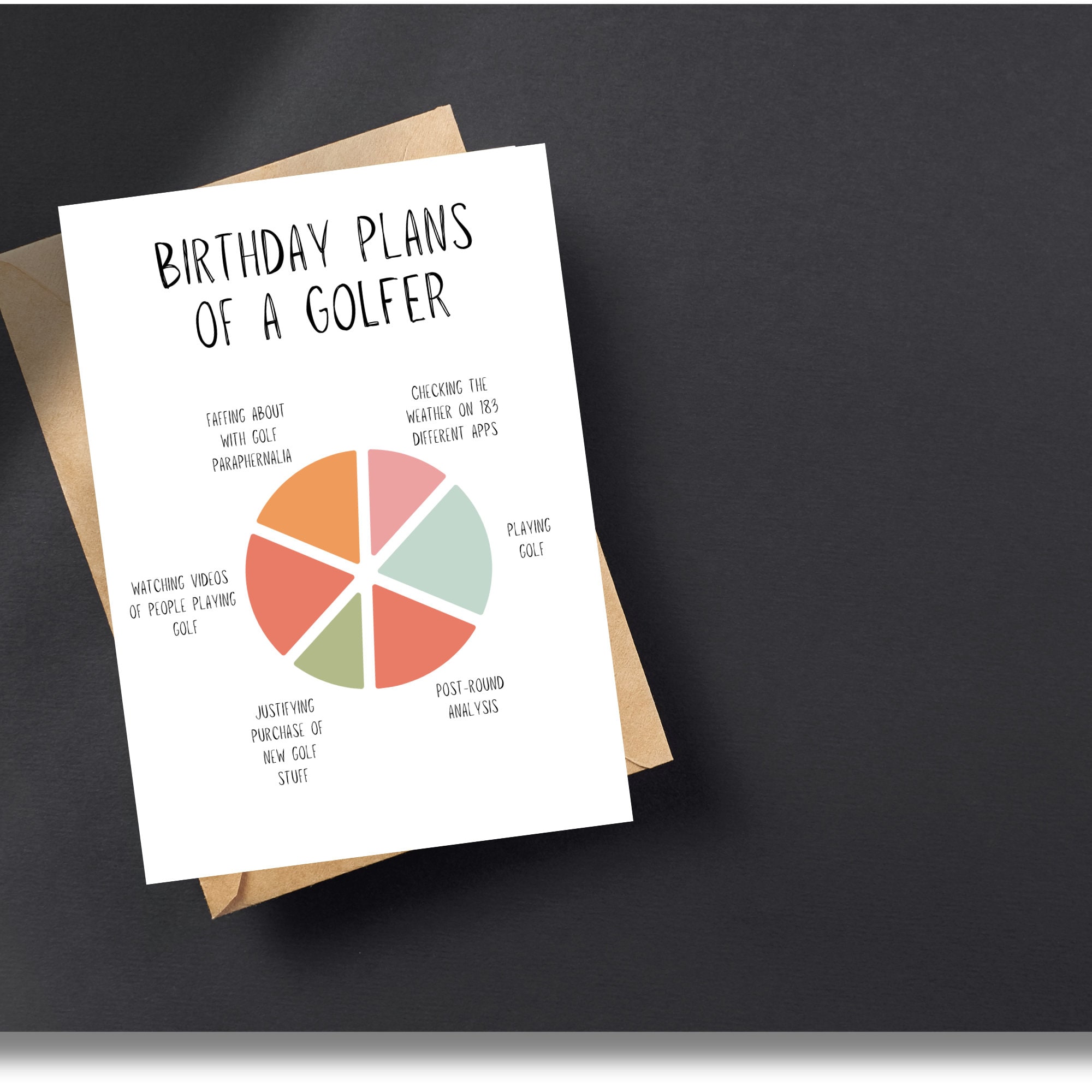 Birthday Card for Golfers, Last Minute Card, Golfing Golf Great ...