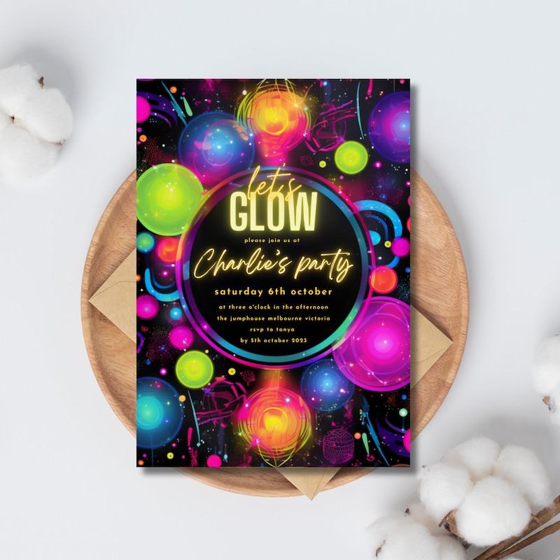 Teen Neon Party - Etsy