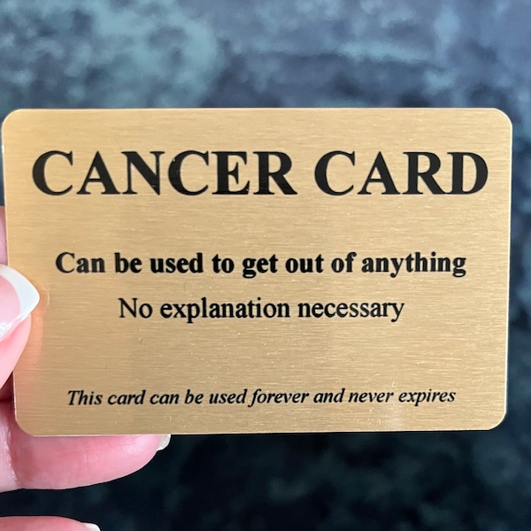 Funny Cancer Card - Etsy