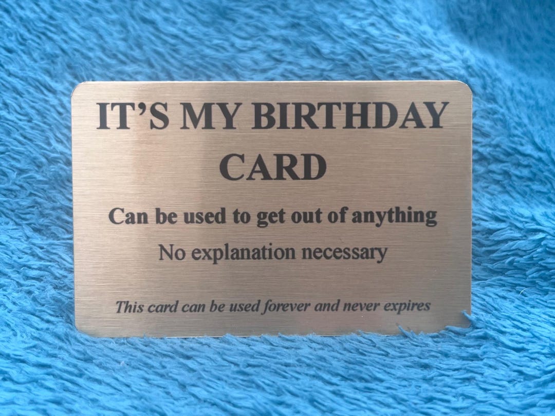 Its My Birthday Tongue in Cheek Humour Unapologetic Birthday - Etsy