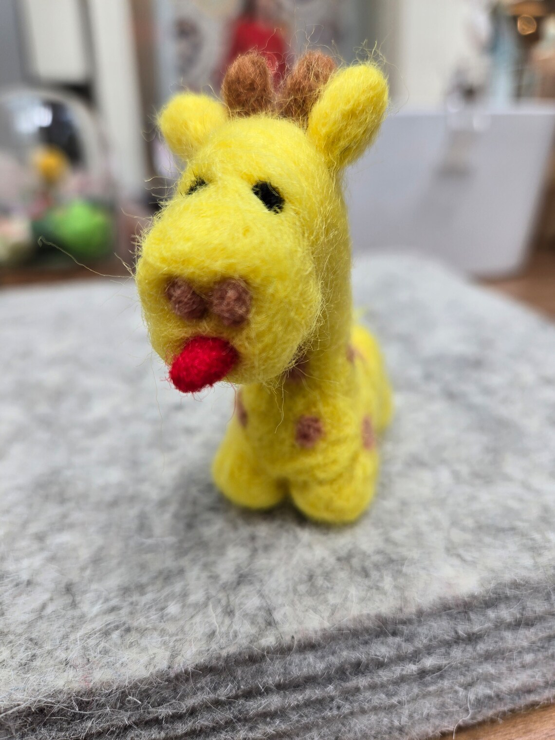 Needle Felted Giraffe - Etsy