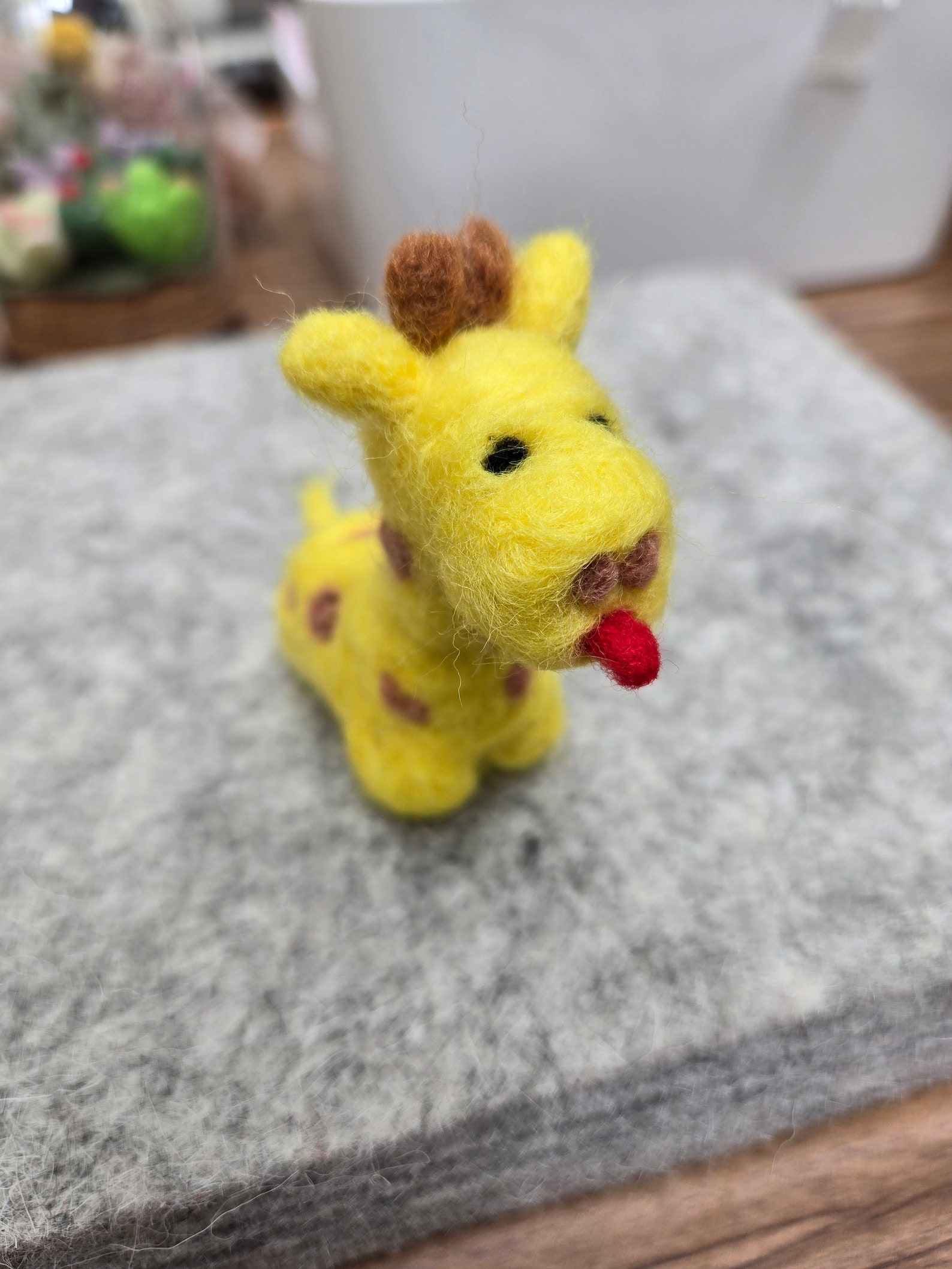 Needle Felted Giraffe - Etsy