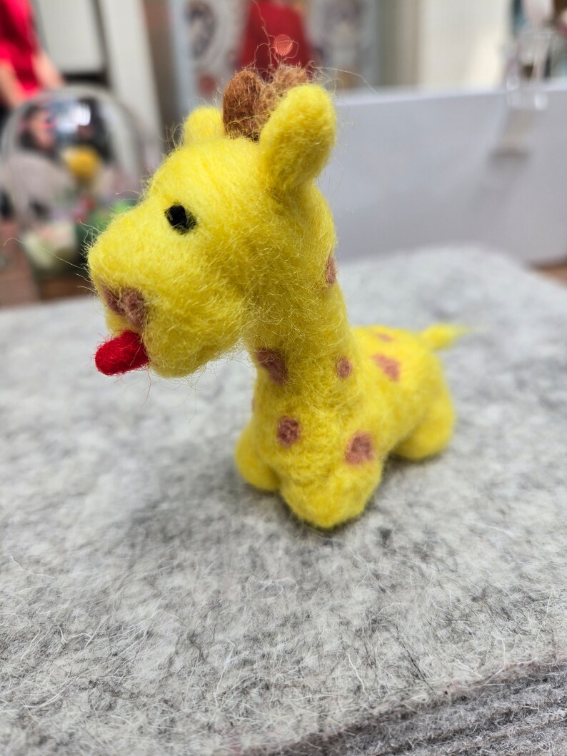 Needle Felted Giraffe - Etsy