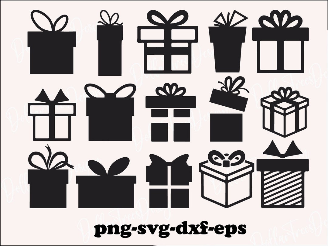 Gift Packages SVG, Gift Box Svg,presents SVG Bundle,present Svg,gift ...