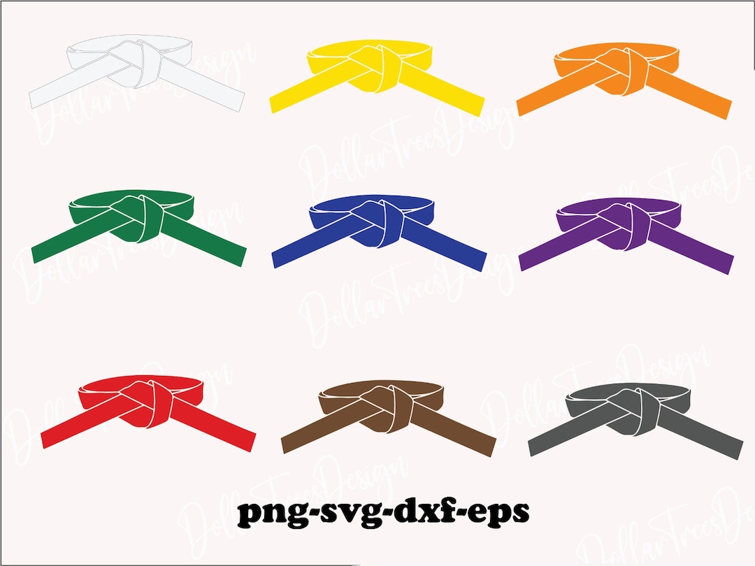 Belts Svg,karate Svg, Belts Shirt - Etsy