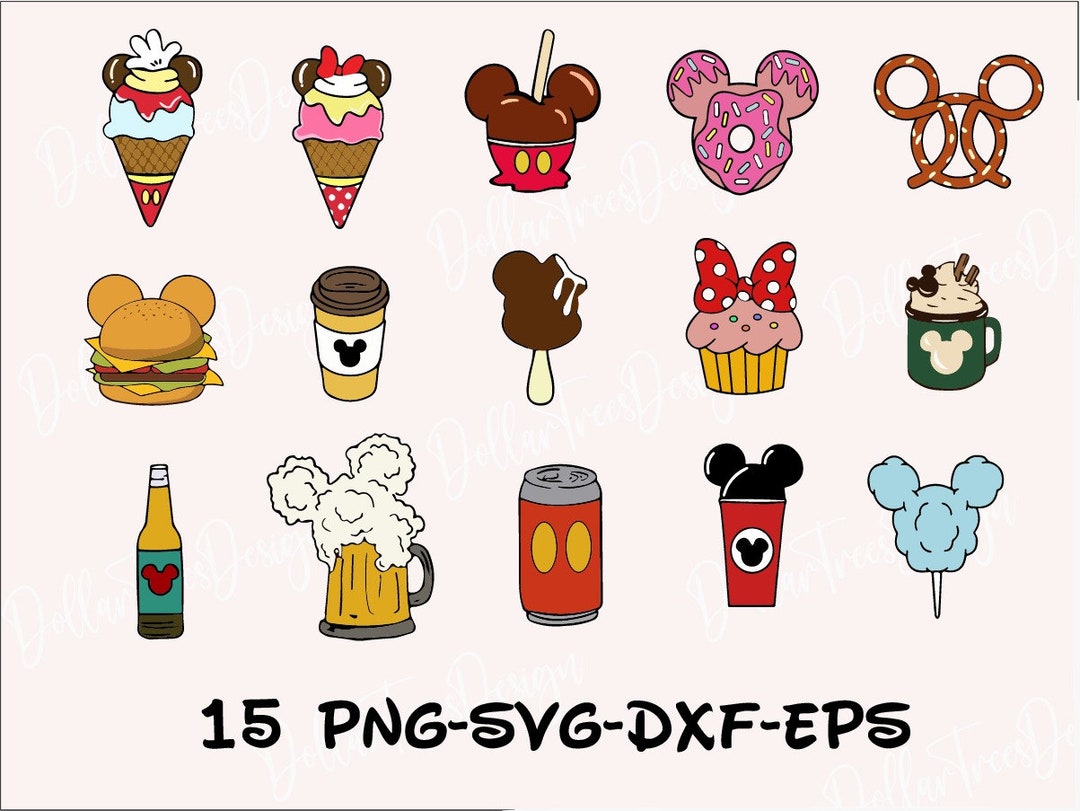 Mickey Snack Svg, Mickey Mouse Silhouette Png, Cartoon Character Cut ...