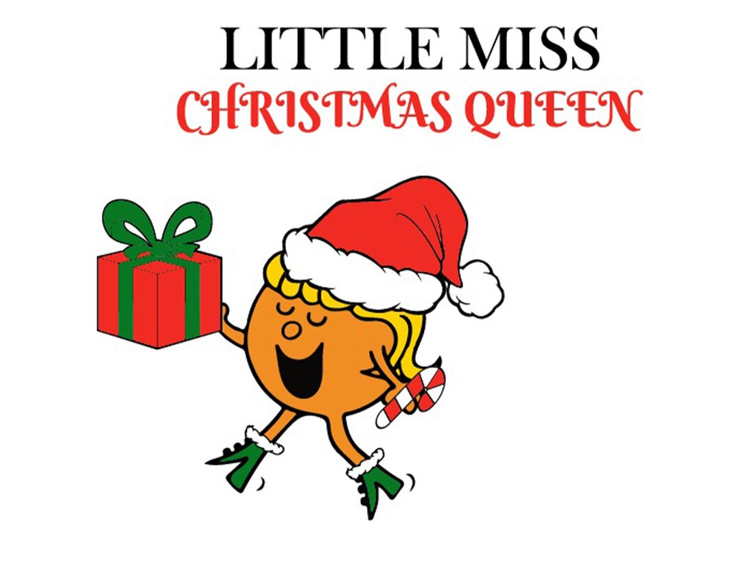 Little Miss Christmas PNG, Little Miss PNG, Trendy PNG, Christmas Png ...