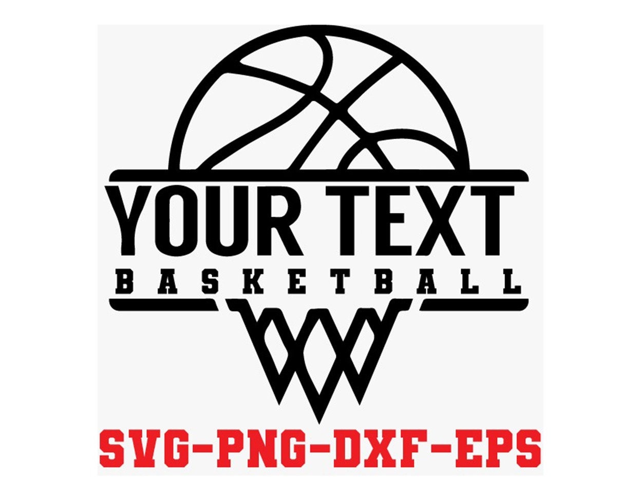 Basketball SVG, Team Logo, Cricut Files, Silhouette Files, SVG Cut ...