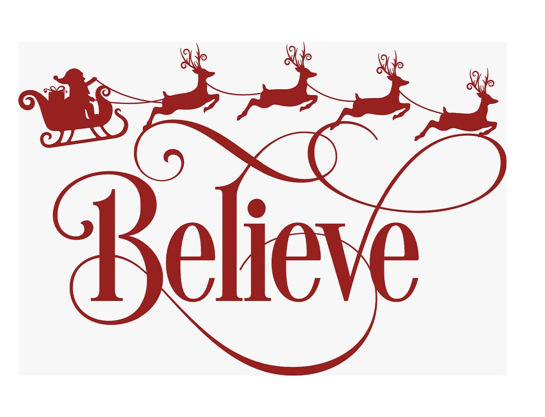 Cree SVG, cree en Navidad svg, Navidad svg, vacaciones svg, invierno ...