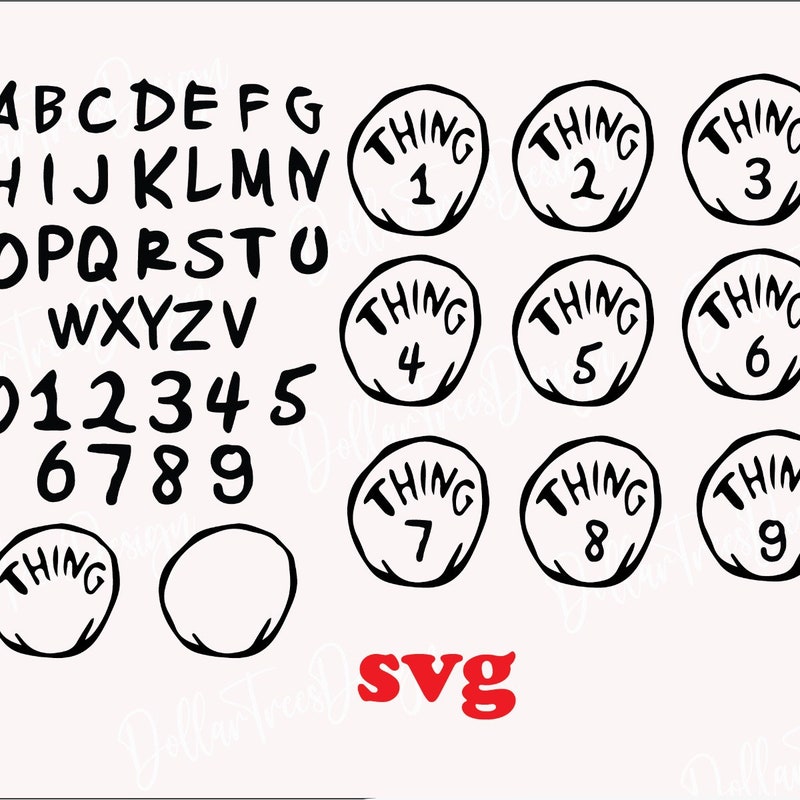 Thing 1 Logo - Etsy Australia