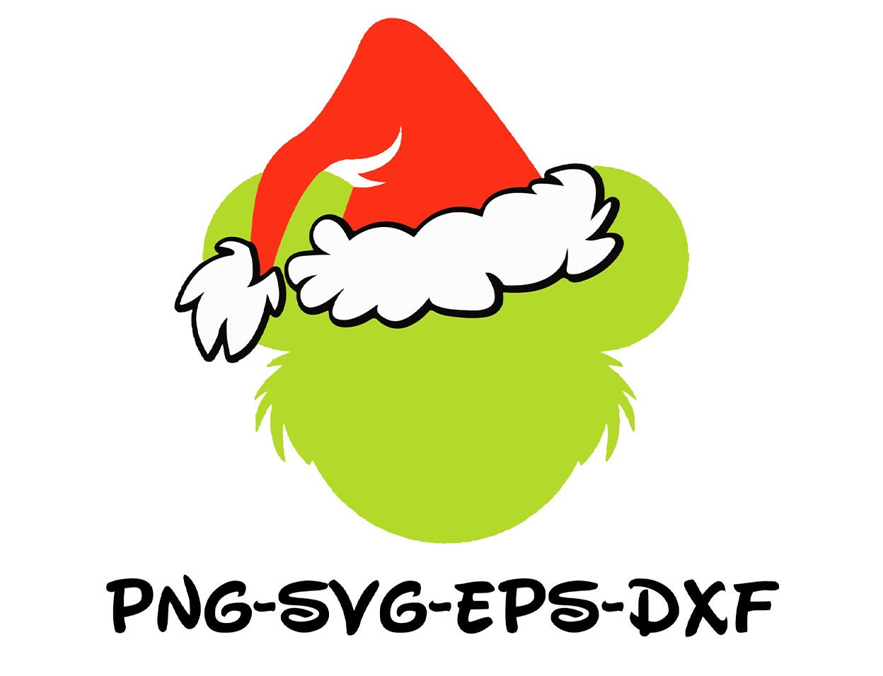 Mickey Grinch SVG Eps Png - Etsy