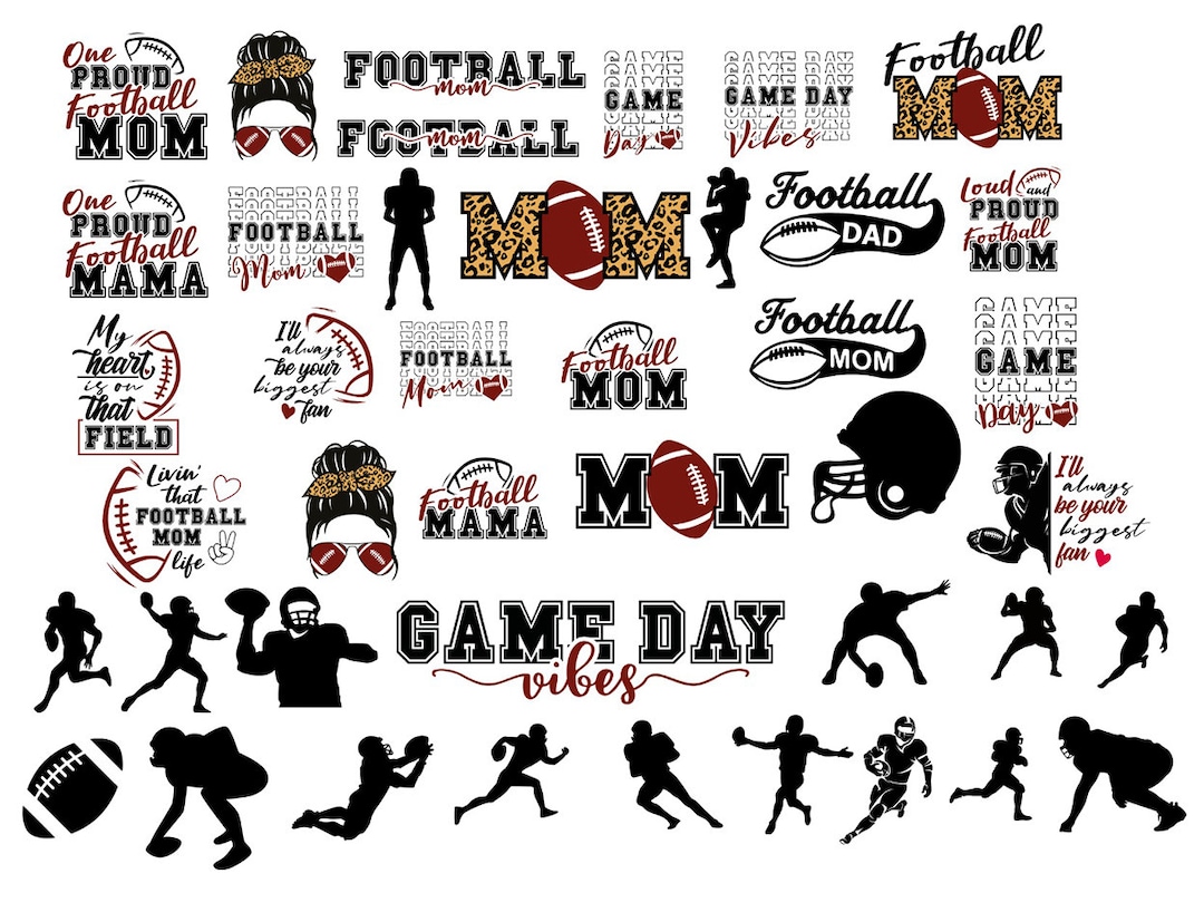 Football Mom SVG Bundle, Football SVG, Football Shirt SVG, Football Mom ...