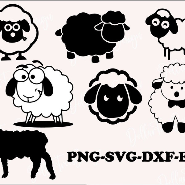 Baby Sheep Svg - Etsy