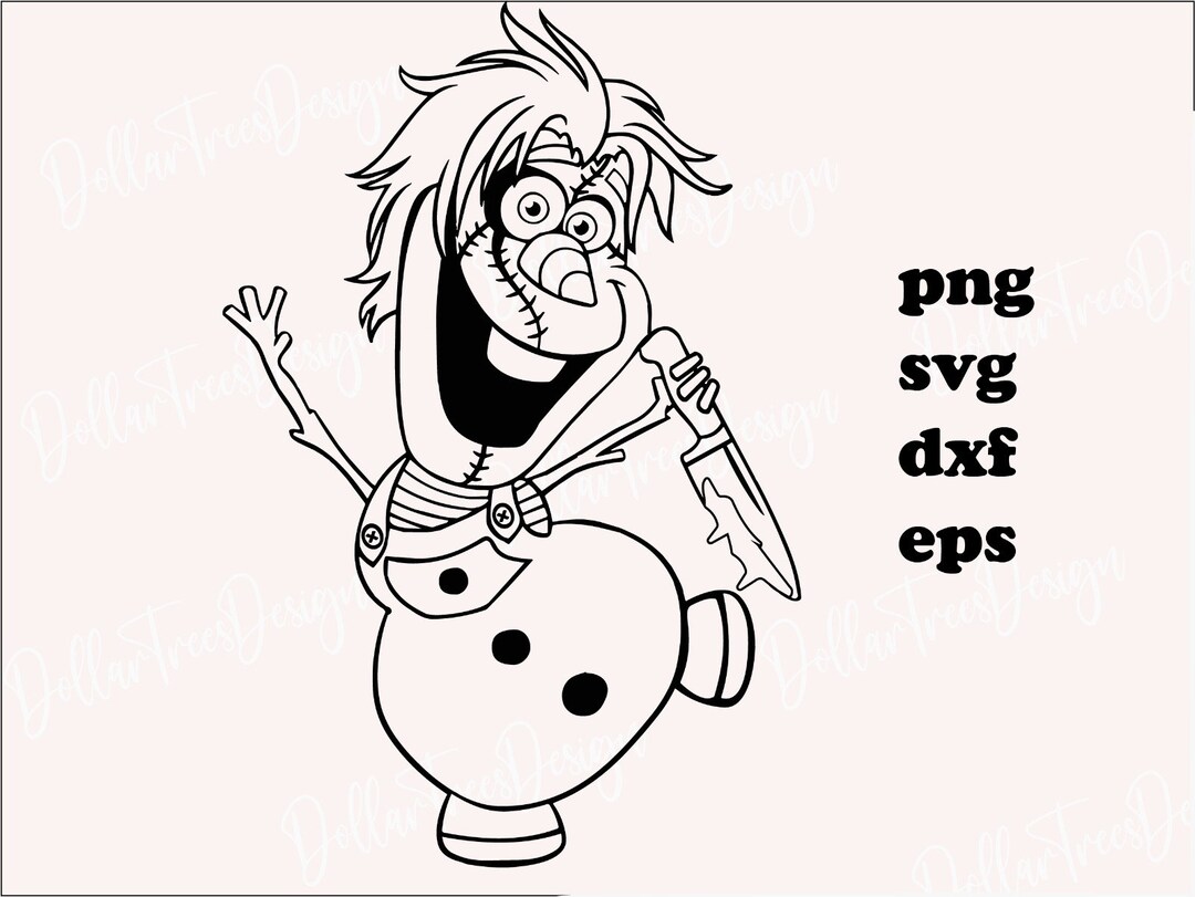 Olaf the Killer, Cute Olaf Ghost Svg, Halloween Svg,ghost Svg,pumpkin ...