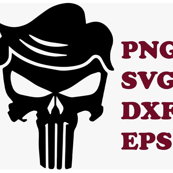 Trump Punisher Svg File - Etsy