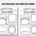 All About My Teacher Printable, Classroom Activity (PDF) - Etsy