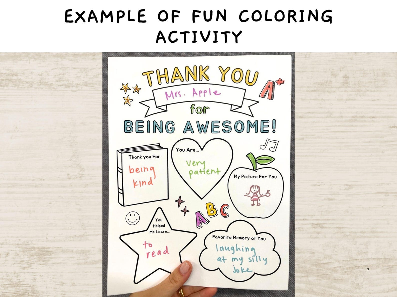 Teacher Appreciation Week Activity, Teacher Appreciation Coloring Page ...