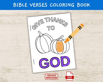 Fall Bible Verse Craft Printable, Scripture Activity Bundle, Kids ...