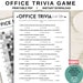 Work Party Games, Office Trivia Game, Getting to Know You, Office Party ...