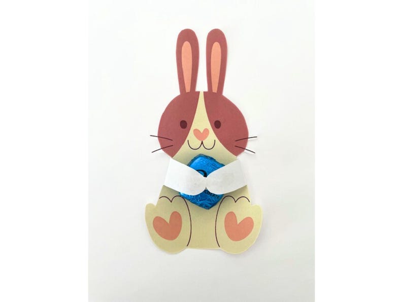 Easter Bunny Candy Gram, Classroom Favor (digital Download) - Etsy