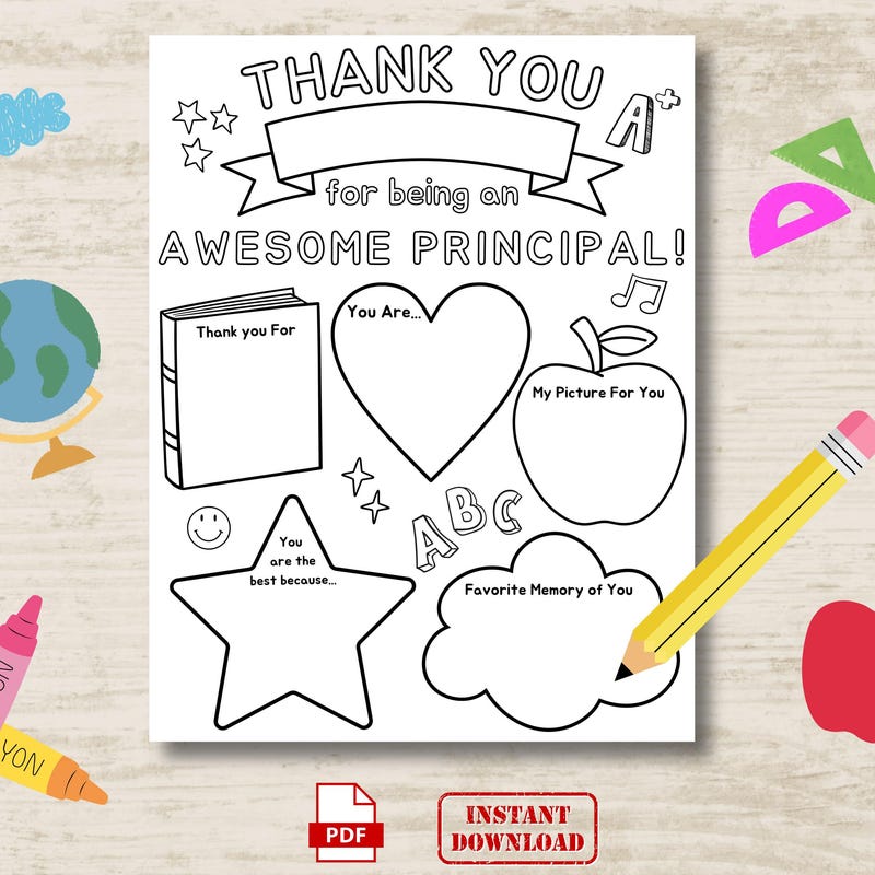 Principal Day Cards - Etsy