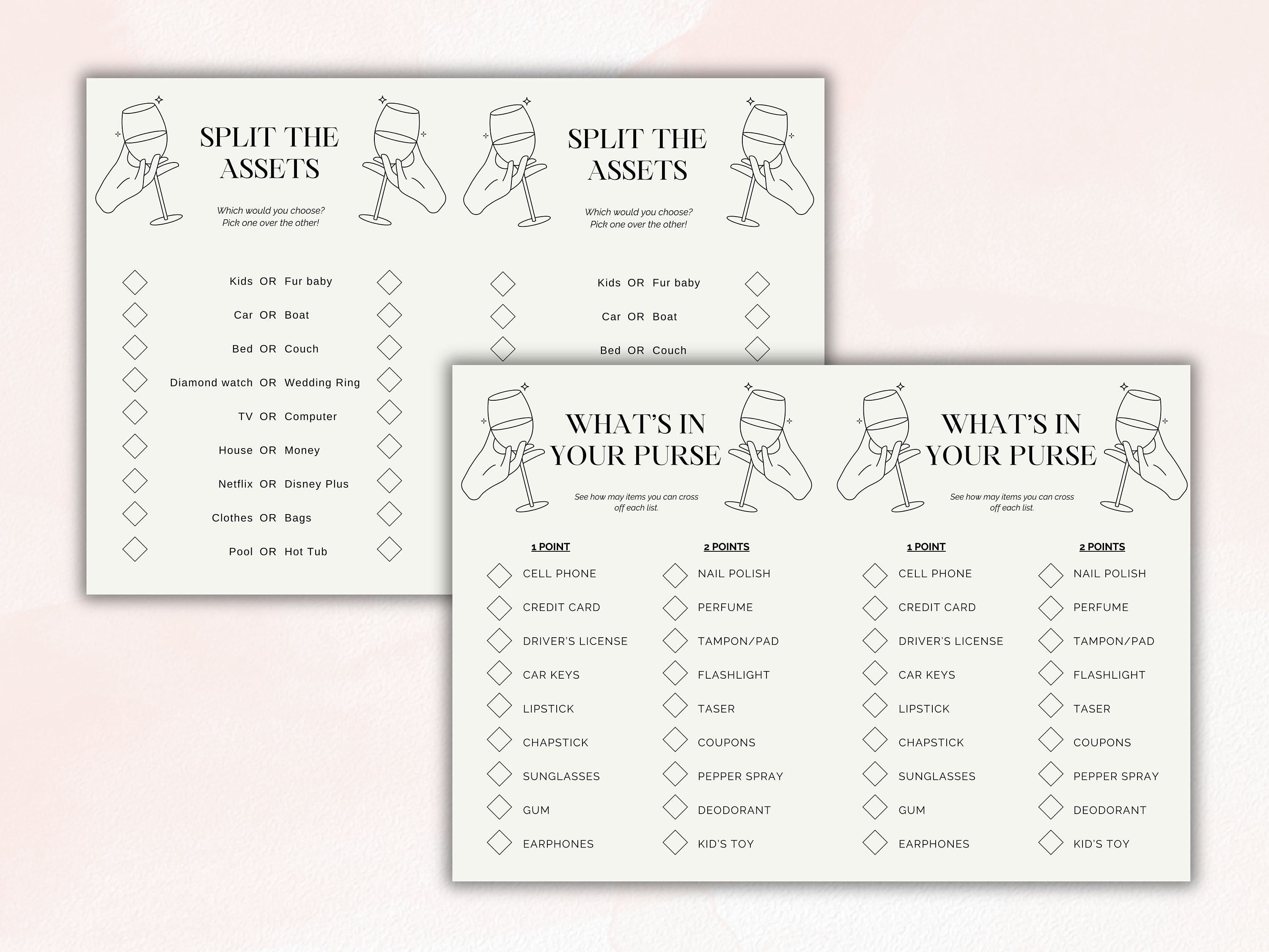 Divorce Party Games Bundle Printable, Breakup Party Games, Divorce ...
