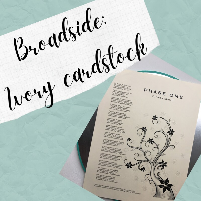 Poetry Broadside - Etsy