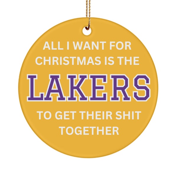 Lakers Ornament - Etsy