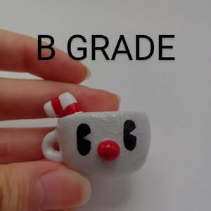 Cuphead and Mugman and Ms. Chalice Mini Clay Figures - Etsy
