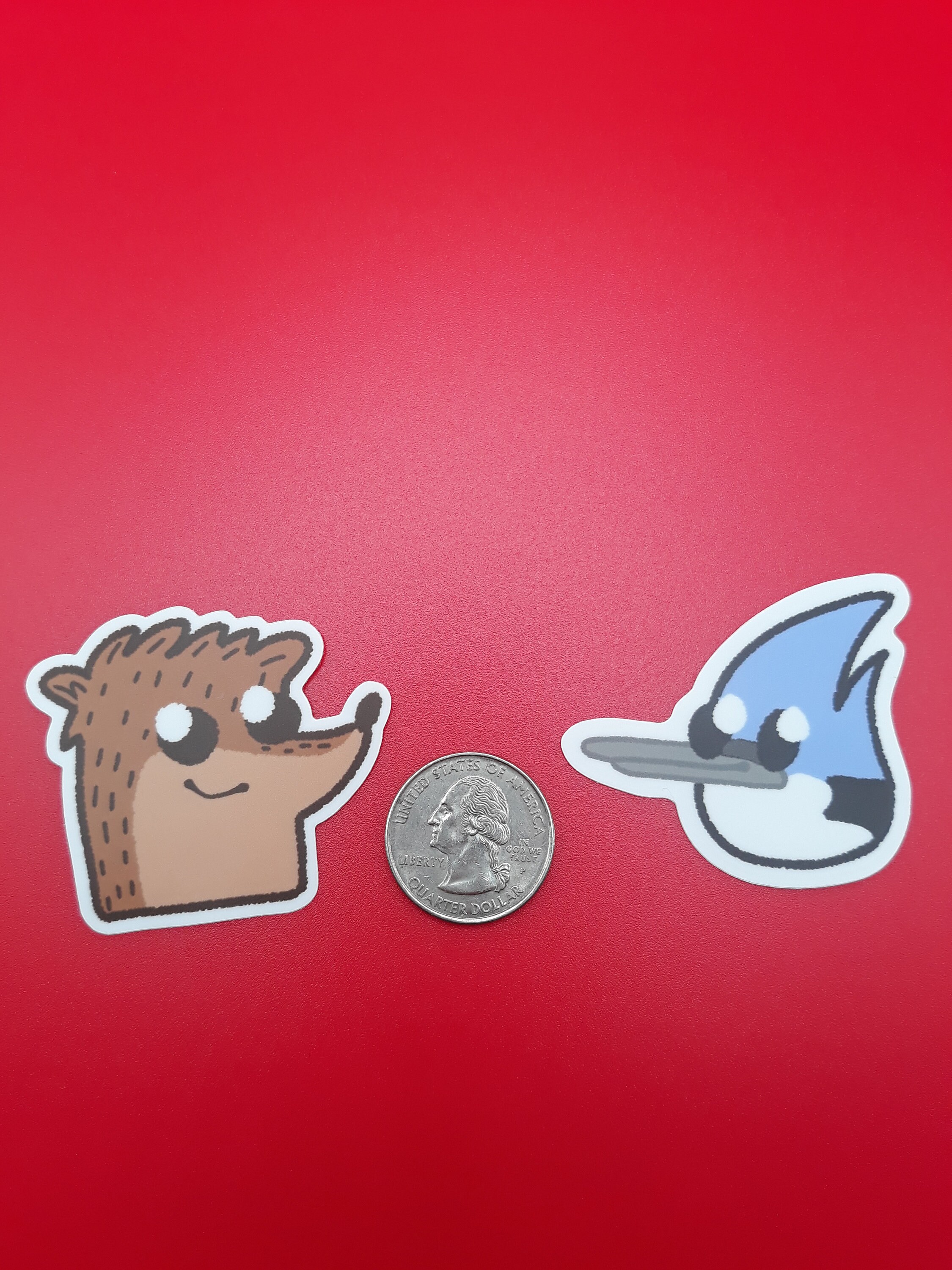 Regular Show Mordecai and Rigby Stickers - Etsy