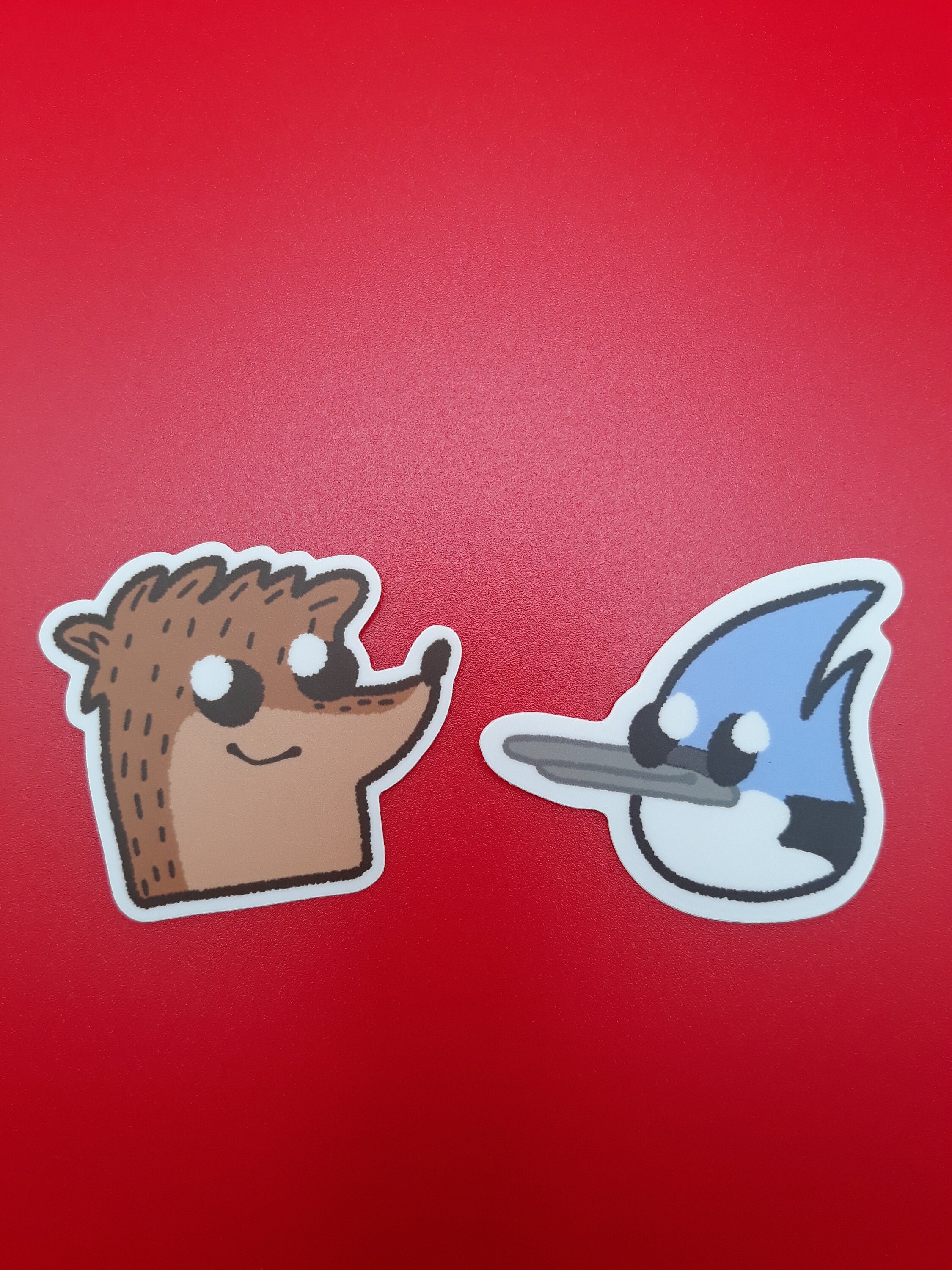 Regular Show Mordecai and Rigby Stickers - Etsy