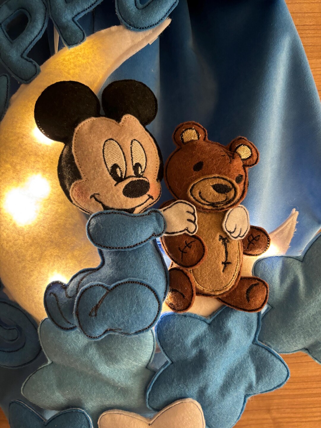 Mickey Mouse Birth Ribbon Etsy Uk