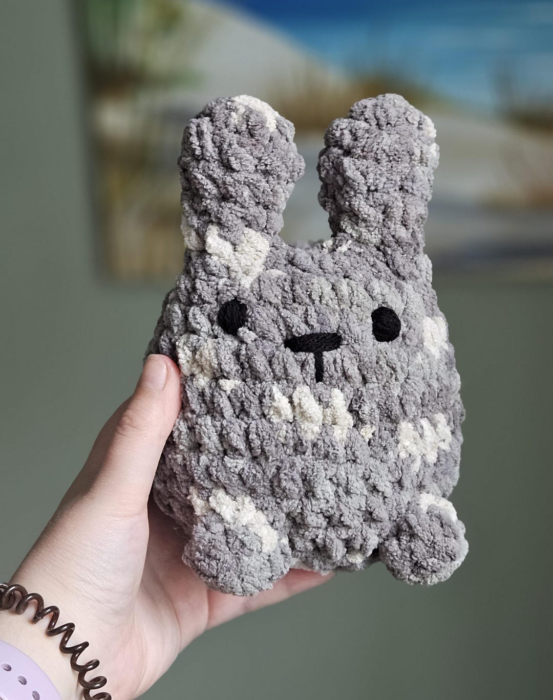 Fluffy Dust Bunny Plushie: Safe Amigurumi Stuffed Animal - Etsy