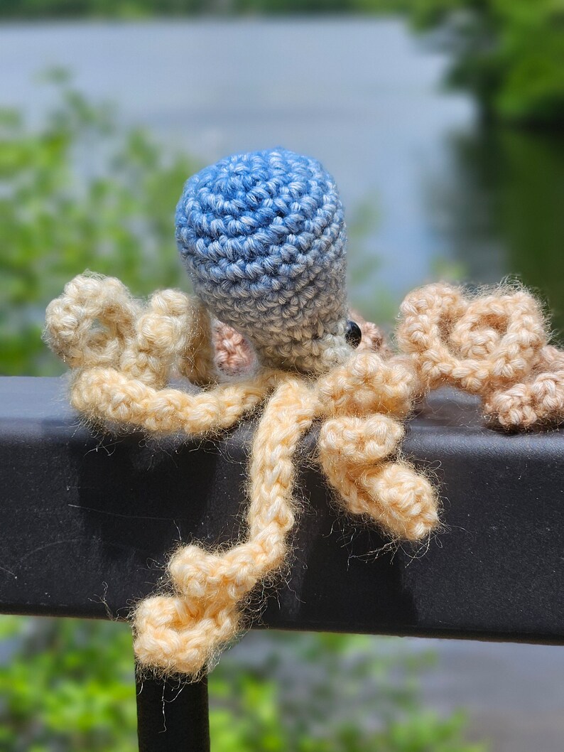 Camouflaged Octopus / Handmade Multicolor Sea Creature / Octopus Stuffy ...