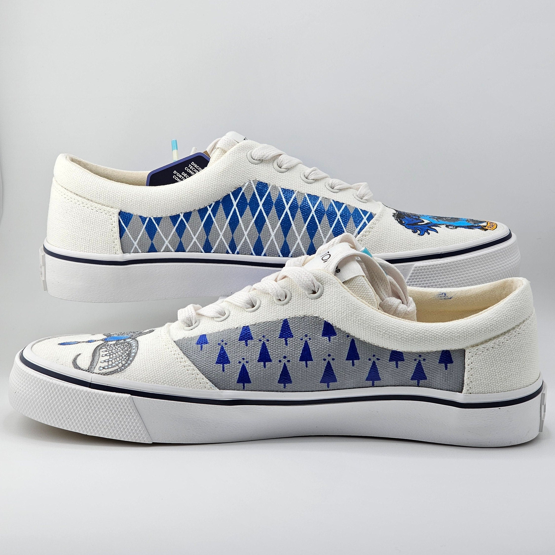 Hand-painted Harry Potter-inspired Shoe Brights Ravenclaw - Etsy