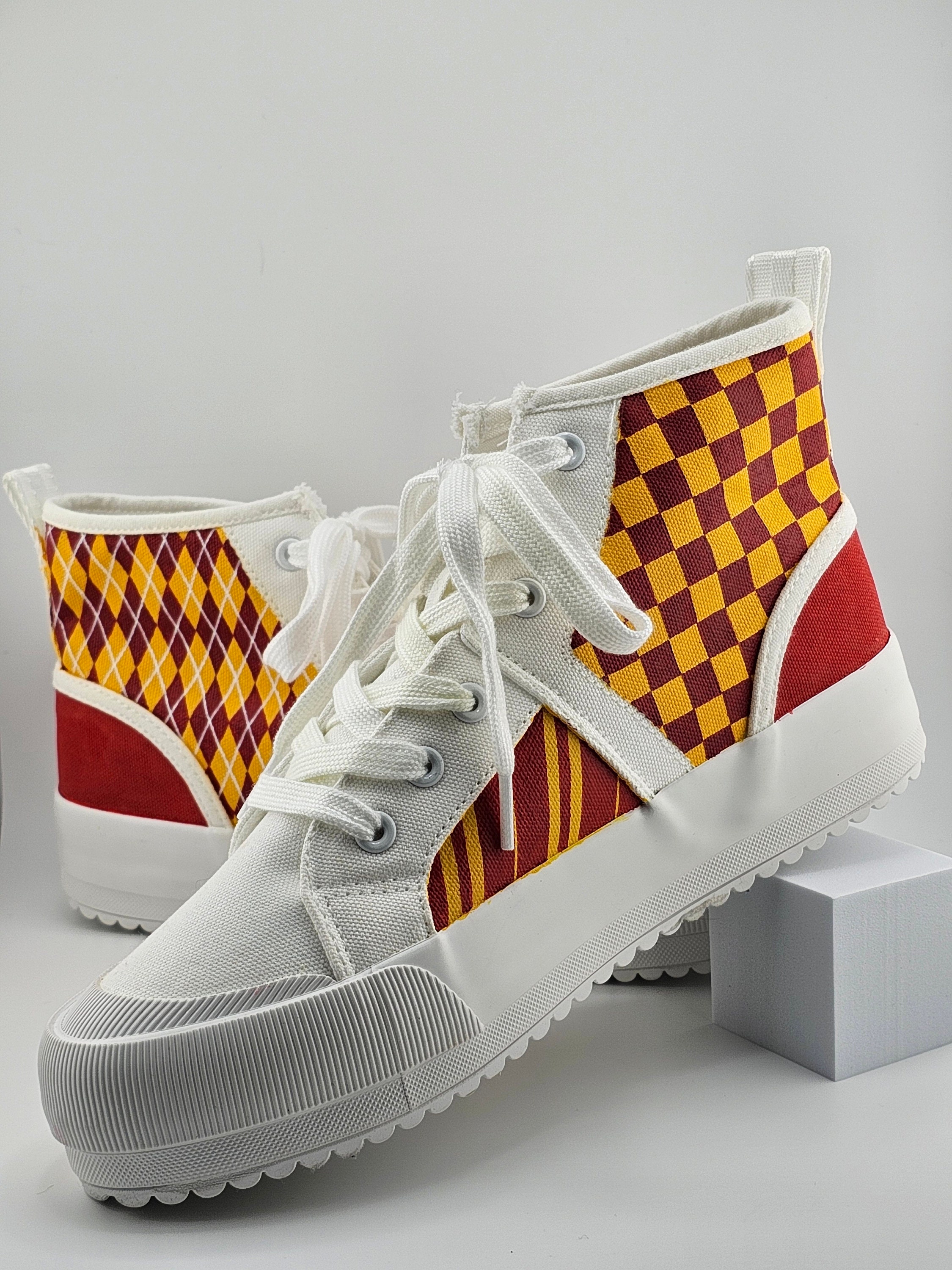 Hand-painted Harry Potter Inspired Shoe Bright Gryffindor - Etsy
