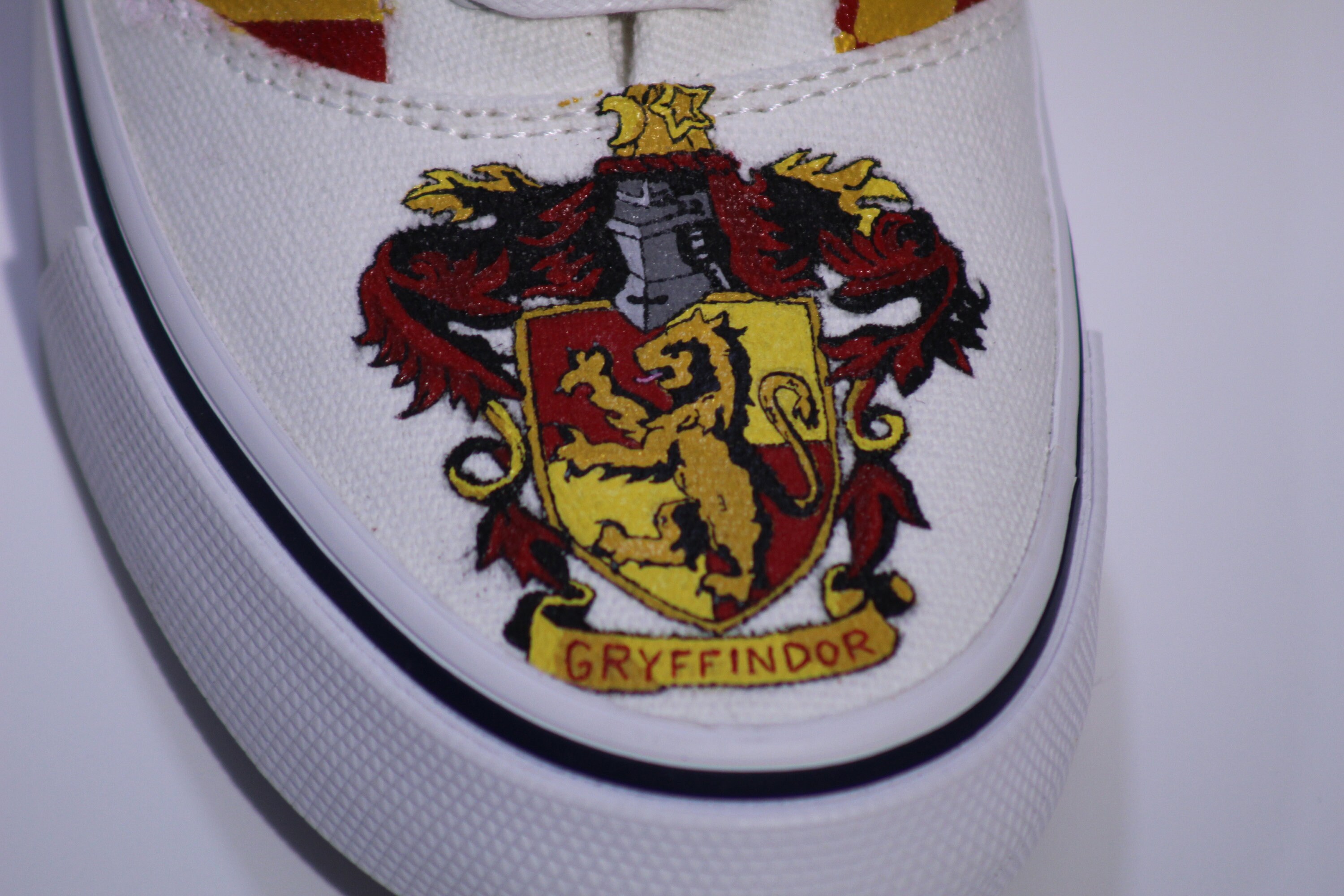 Hand Painted Harry Potter Inspired Shoe Bright Gryffindor - Etsy