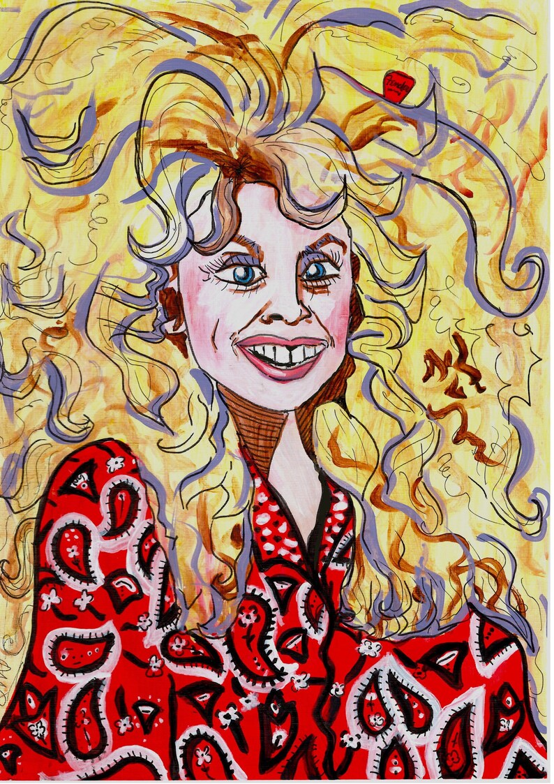 Dolly Parton Art Print - Etsy