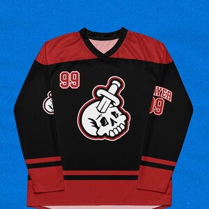OSRS 99 Slayer Recycled Hockey Fan Jersey Runescape Skill Cape Jersey ...