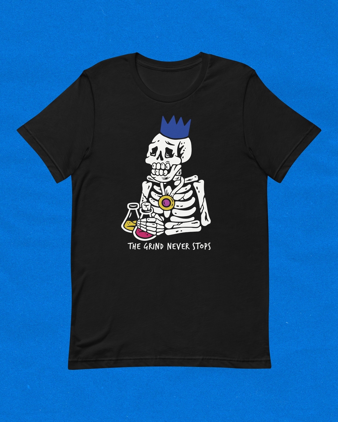 OSRS Grind Never Stops Unisex T-shirt | Old School Runescape Gaming Tee ...