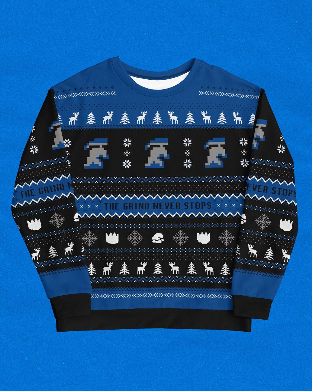 OSRS Group Ironman All-over Print Christmas Sweatshirt Runescape Ugly ...